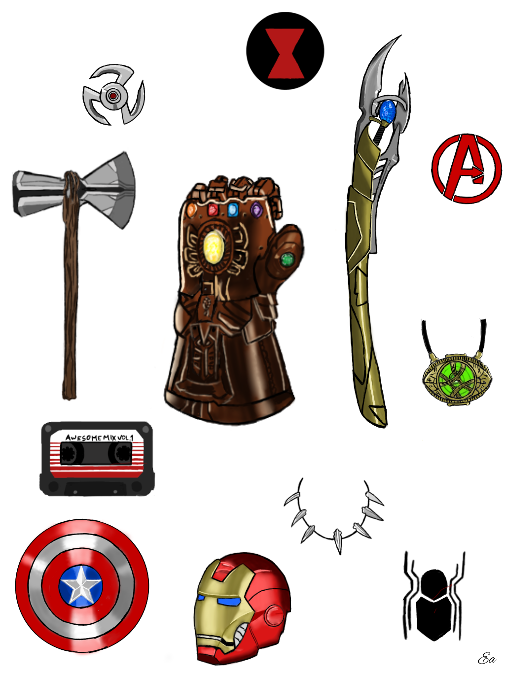 Marvel stuff - ibisPaint