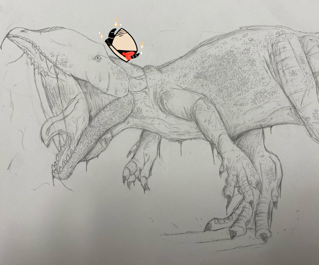 Dinosaur• •draw on paper. - ibisPaint
