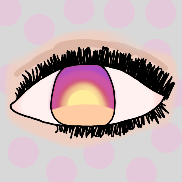 sunset eye - ibisPaint