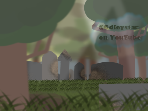 A cemetery my sister want me to make - ibisPaint