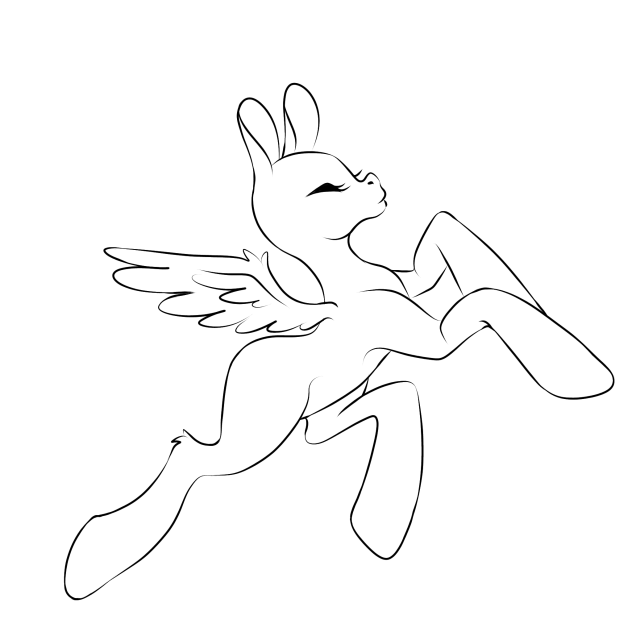 Pegasus Pony Pose - ibisPaint