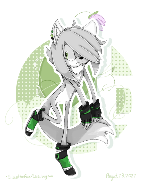 Dust the ferret[sonic oc][speed paint] - ibisPaint