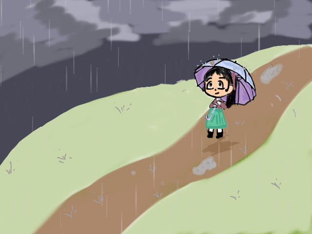 Puddle jumping - ibisPaint