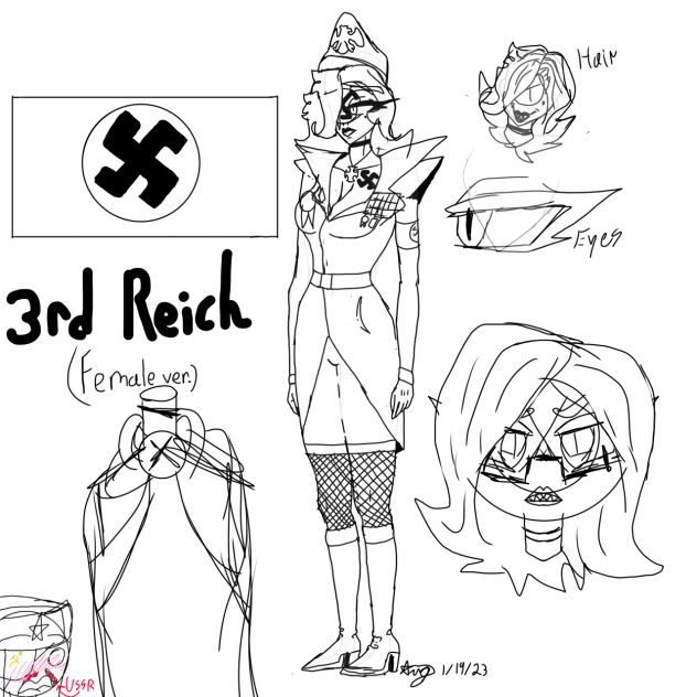 3rd reich. (Female version) - ibisPaint