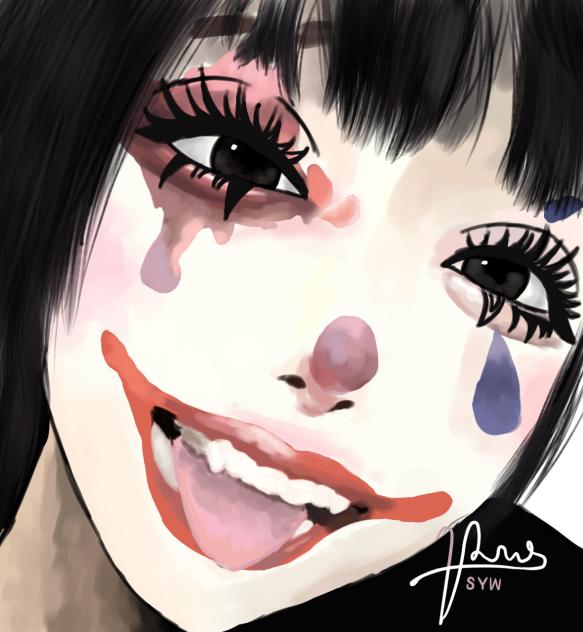 cute clown - ibisPaint