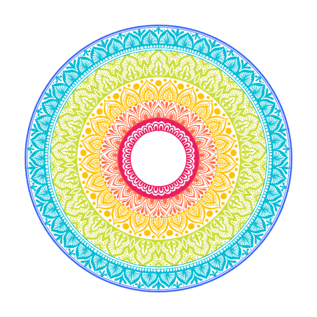 Rainbow Mandala - ibisPaint