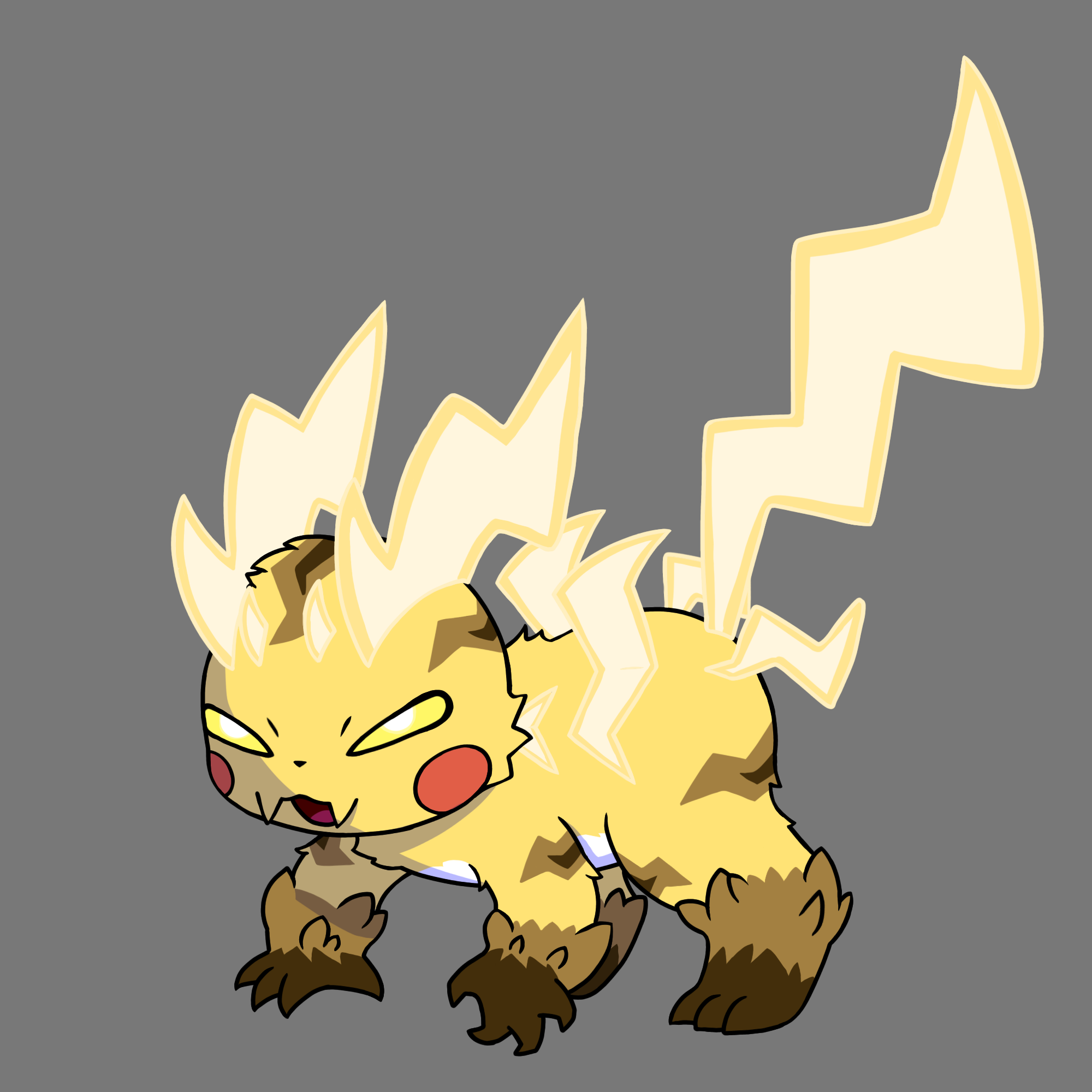 past paradox Pikachu (electric--dark) - ibisPaint