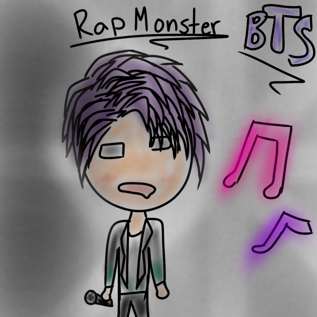 Rap Monster from BTS - ibisPaint