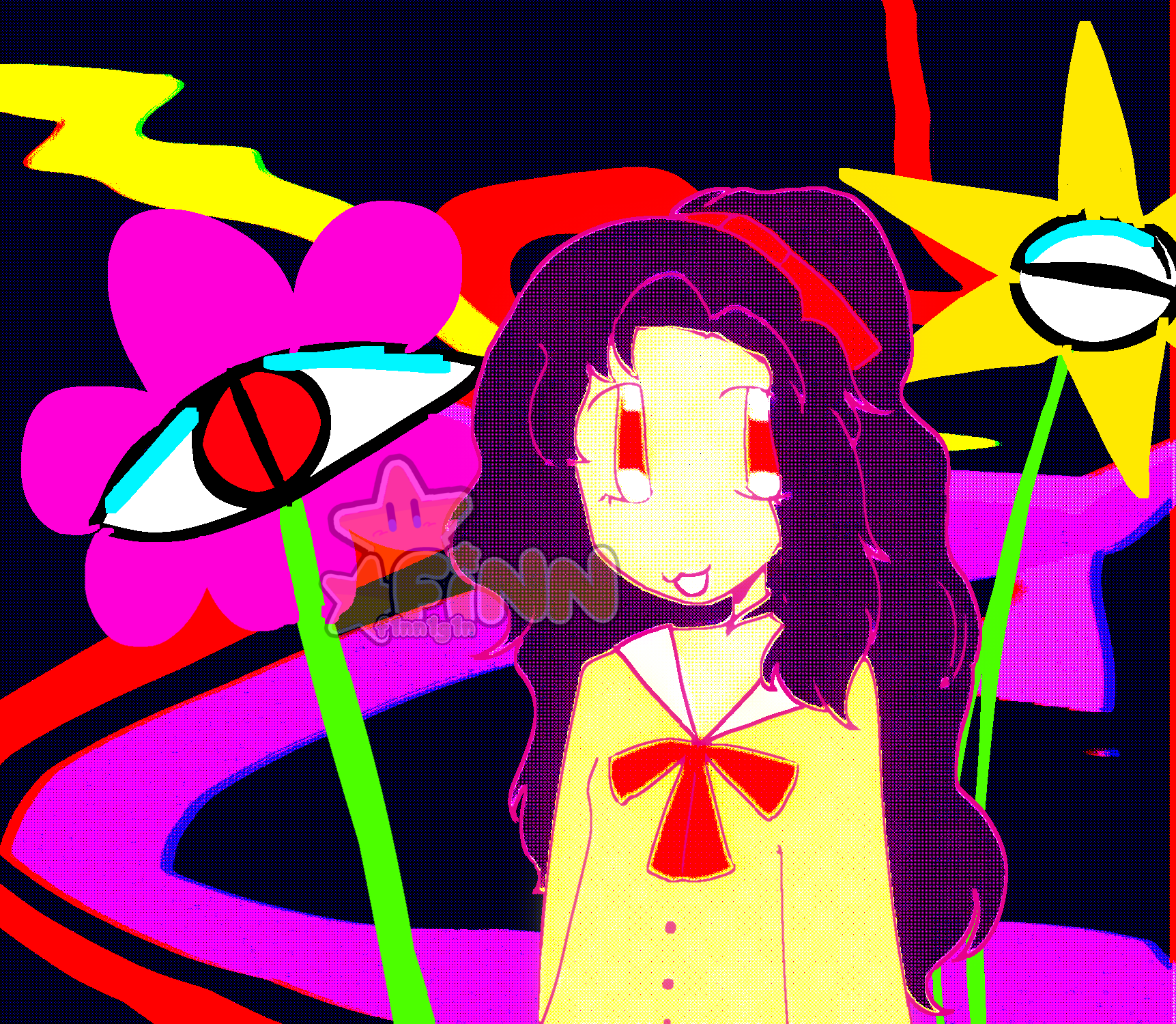 she in a fucking mental institute - ibisPaint