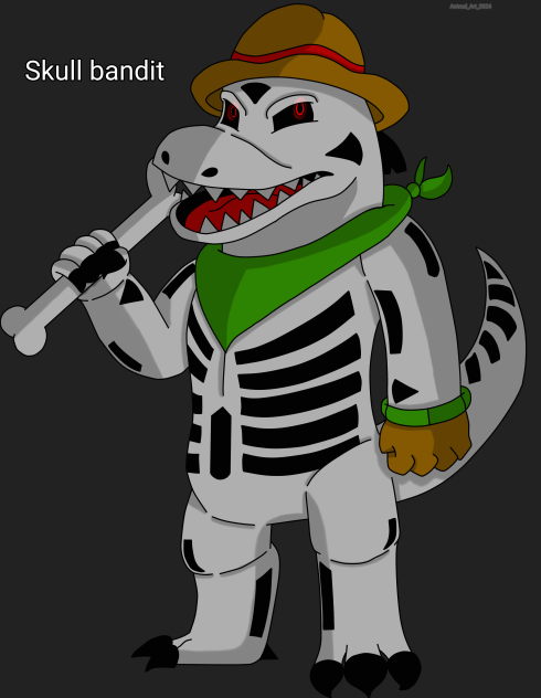 Skull bandit - ibisPaint