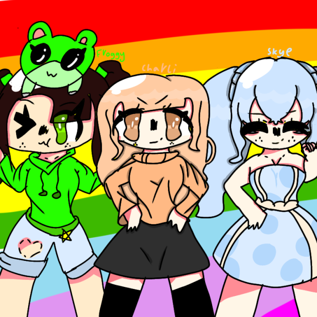 Me, Skye and Froggy! - ibisPaint