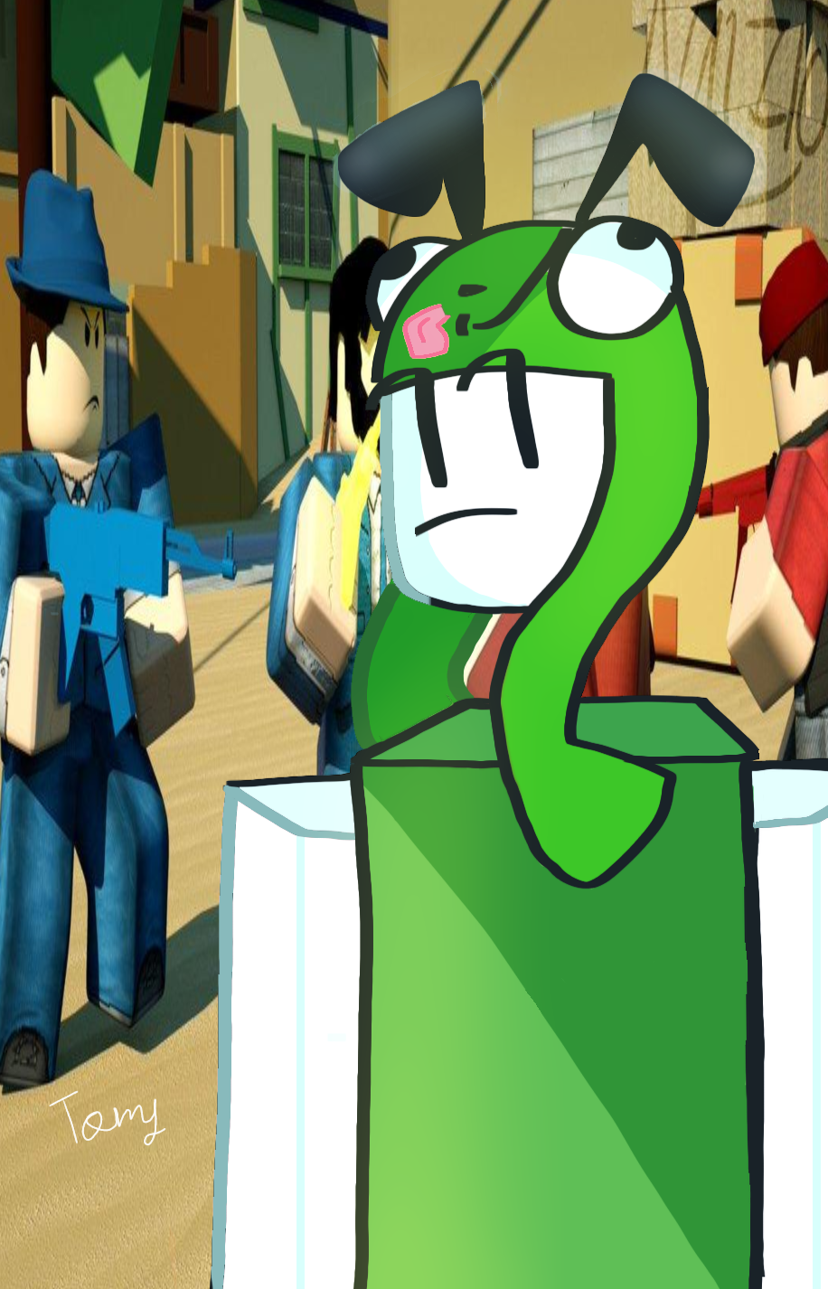 Me in Arsenal, Roblox - ibisPaint