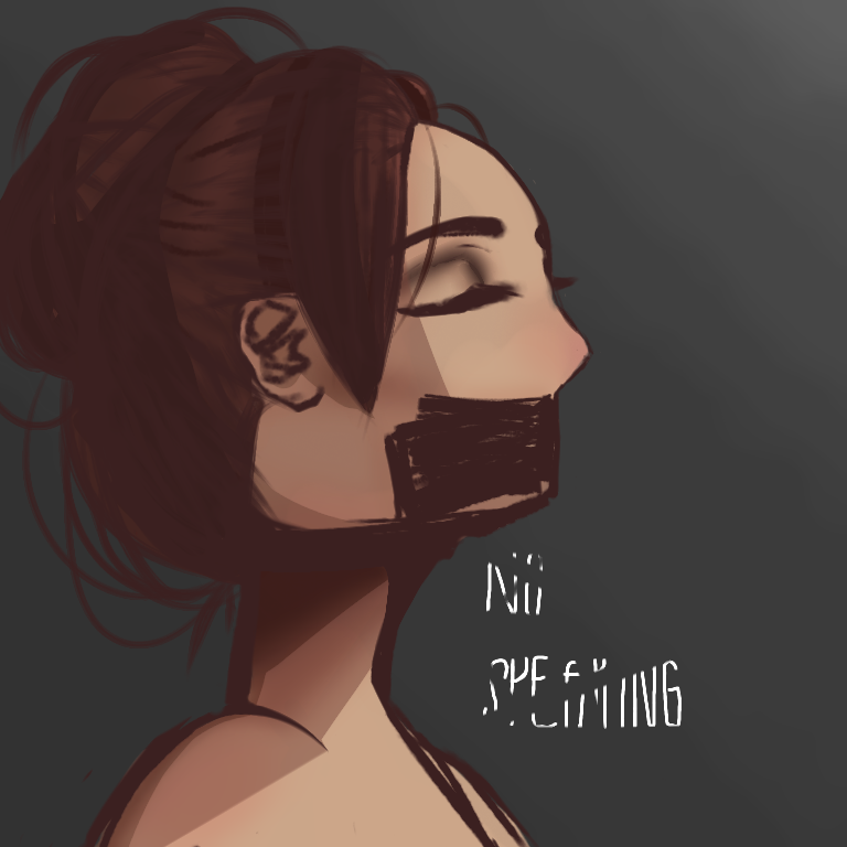 No Speaking - ibisPaint