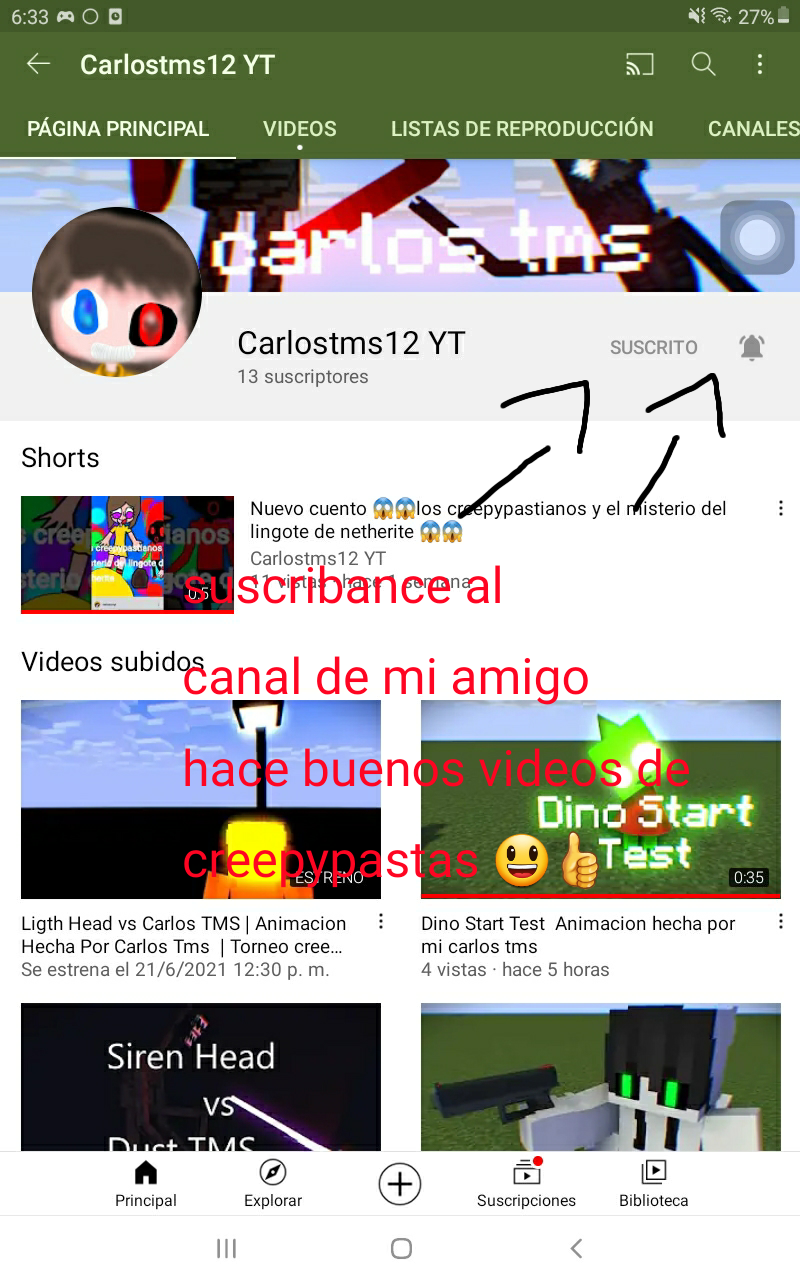 suscribance al canal de carlos tms 12 YT - ibisPaint