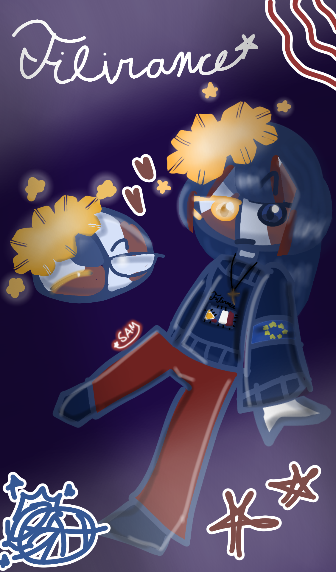 Me CB and CH oc - ibisPaint