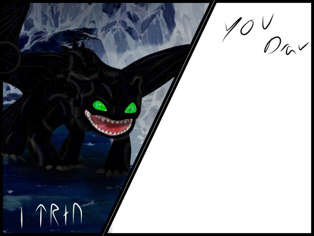 Angry Night Fury - Collaboration Edition - ibisPaint