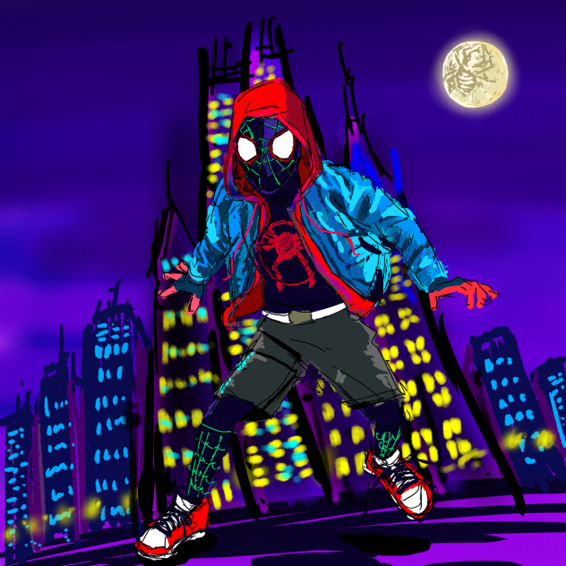 spider verse Miles Morales - ibisPaint