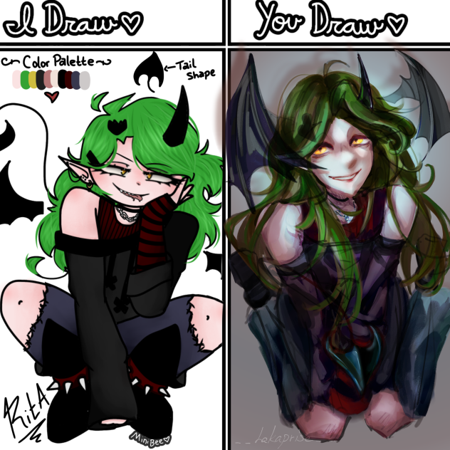 Mini Bee collab - ibisPaint