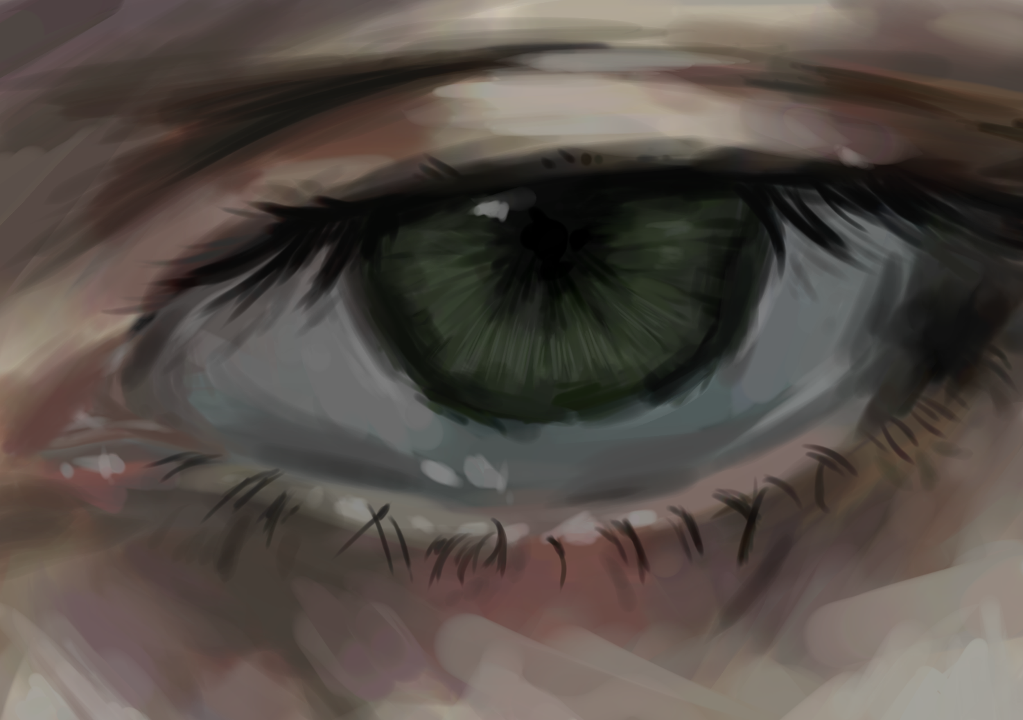 You can always tell with the eyes - ibisPaint