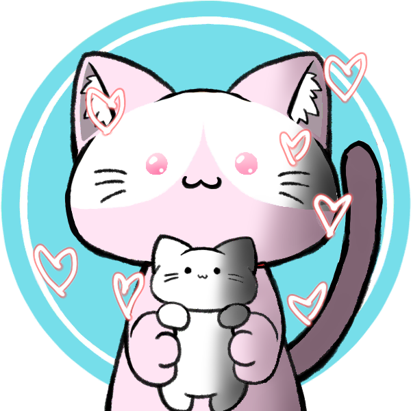 Neko cat in cat version - ibisPaint