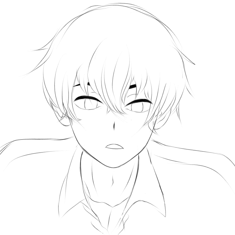 Houtaro oreki (lineart) - ibisPaint