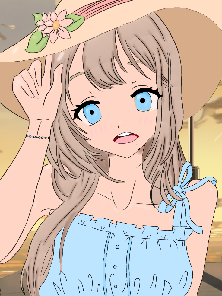 Beach Isabella - ibisPaint