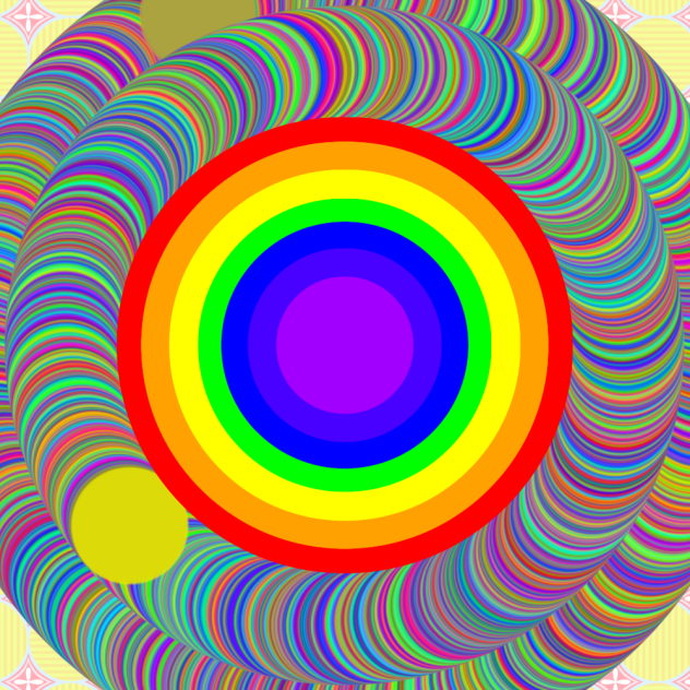Rainbow Circle - ibisPaint