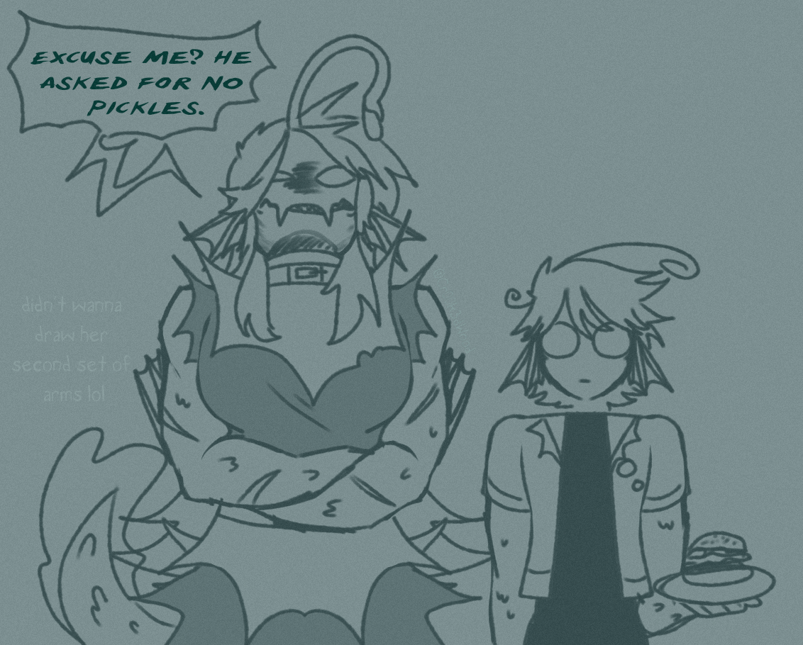 He asked for NO pickles - ibisPaint