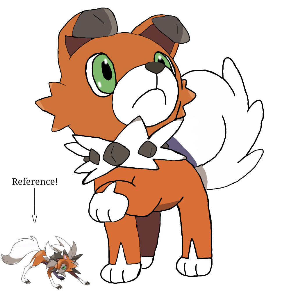 Rockruff Dusk form! - ibisPaint
