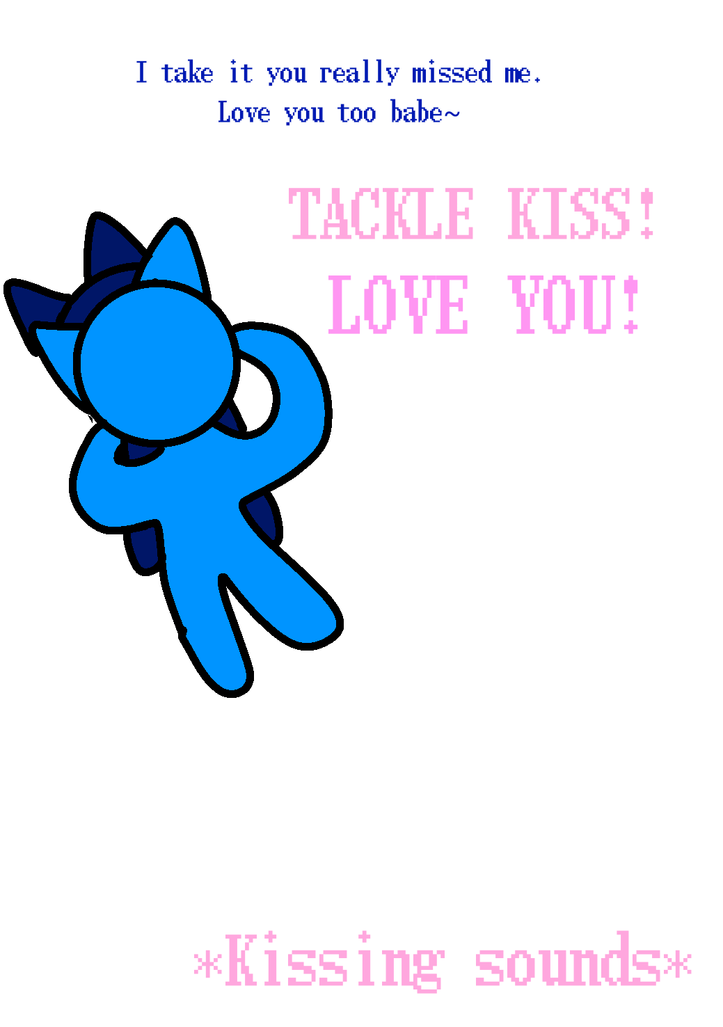 Tackle kiss - ibisPaint