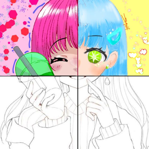 anime collab - ibisPaint