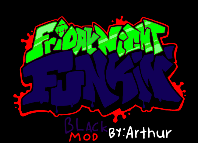 FNF BLACK MOD - ibisPaint
