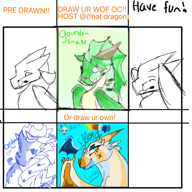 wolf oc collab - ibisPaint