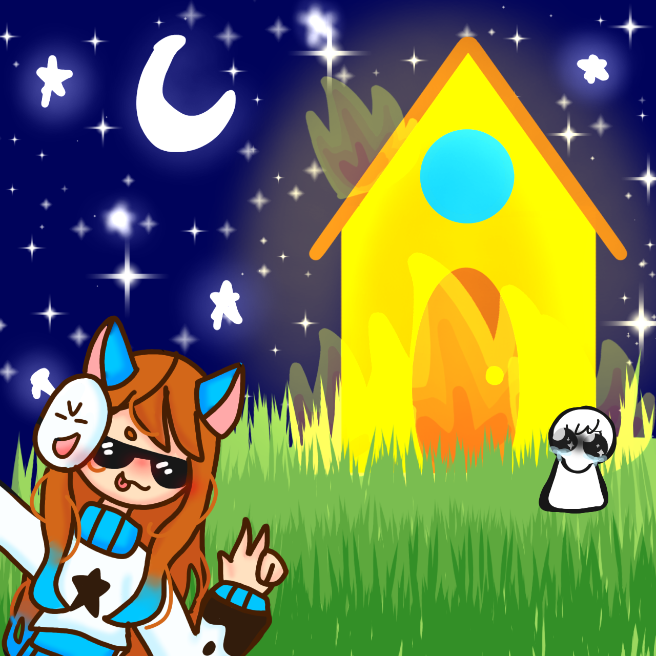 just burn someones house,feeling good! - ibisPaint