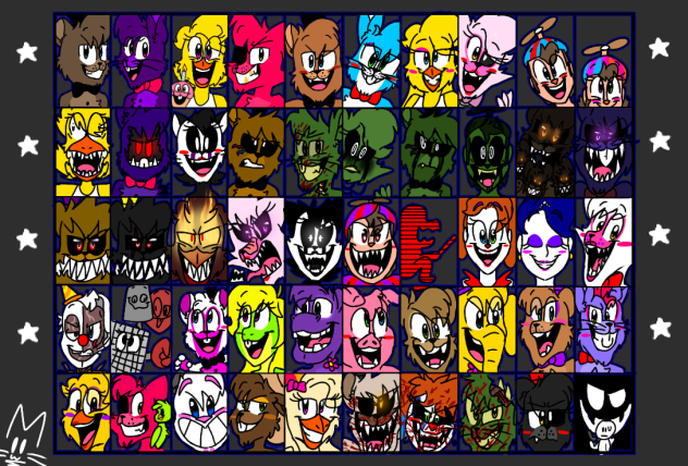100 UCN FNaF - ibisPaint