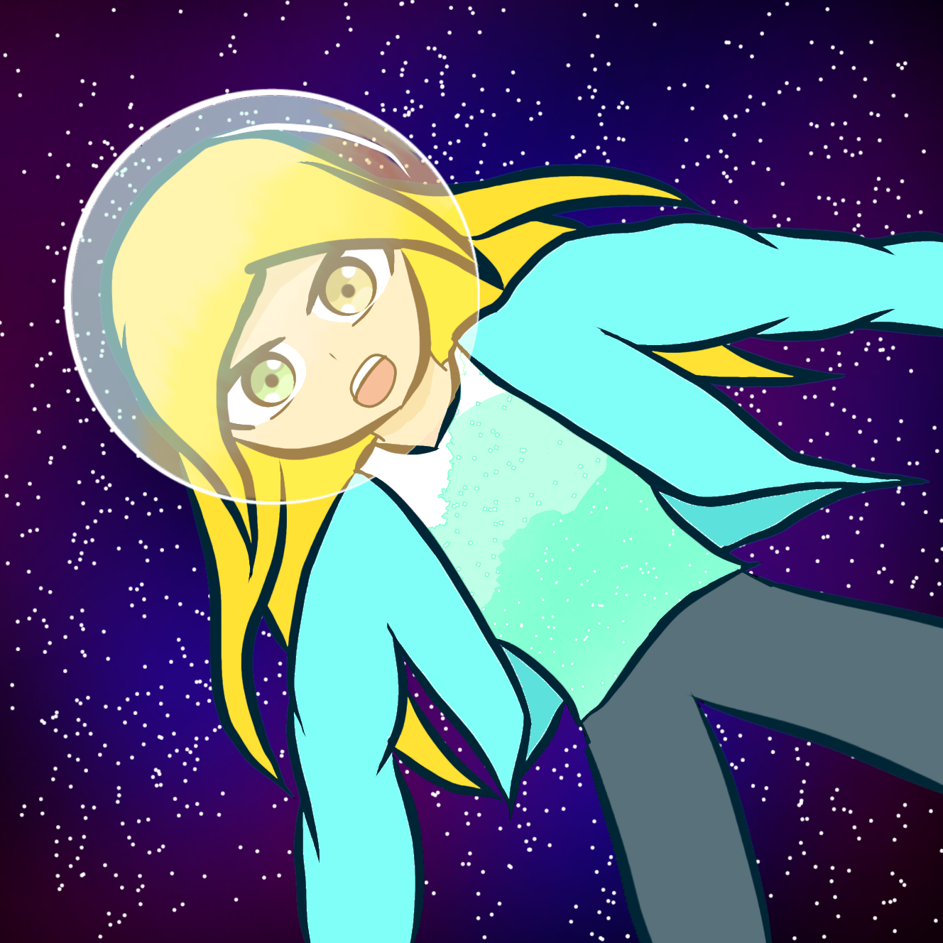 in the space - ibisPaint