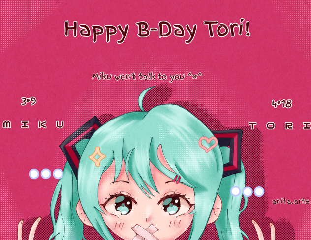 Miku (Tori B-Day present remake) - ibisPaint