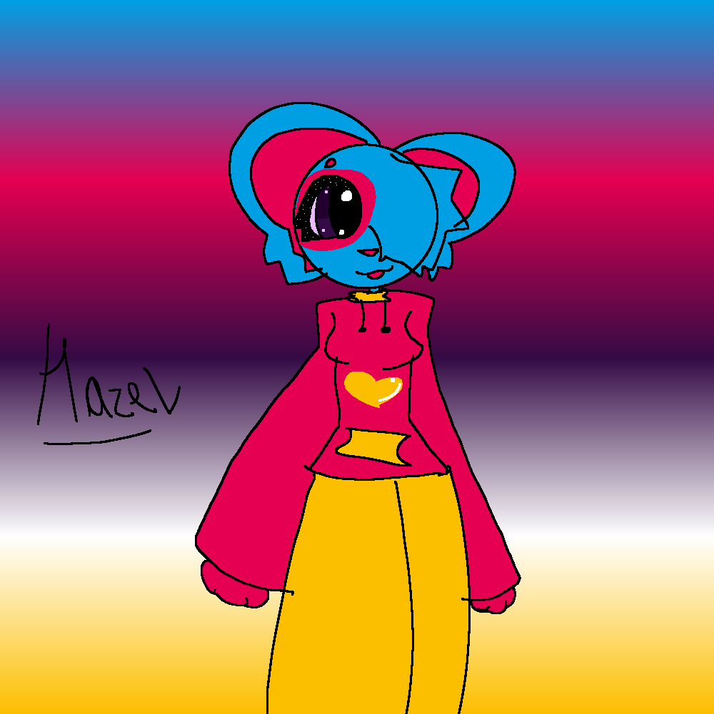 hazel the polyamorous panda - ibisPaint