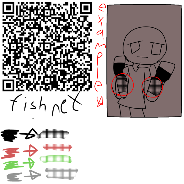 fishnet brush - ibisPaint