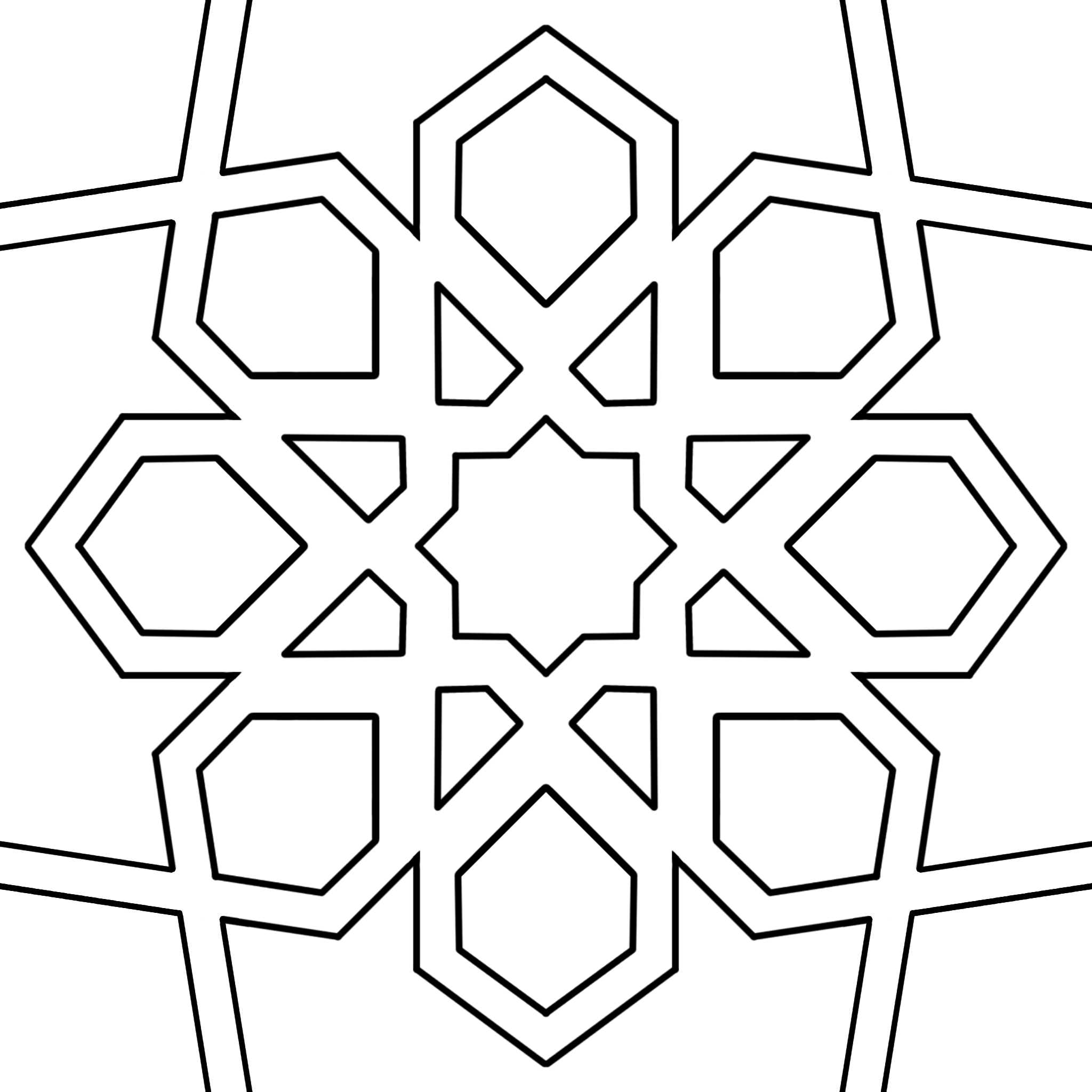 arabesque art pattern 7 - ibisPaint