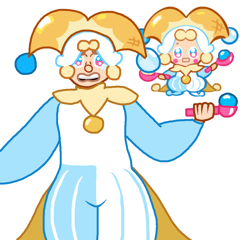 Ice juggler cookie - ibisPaint