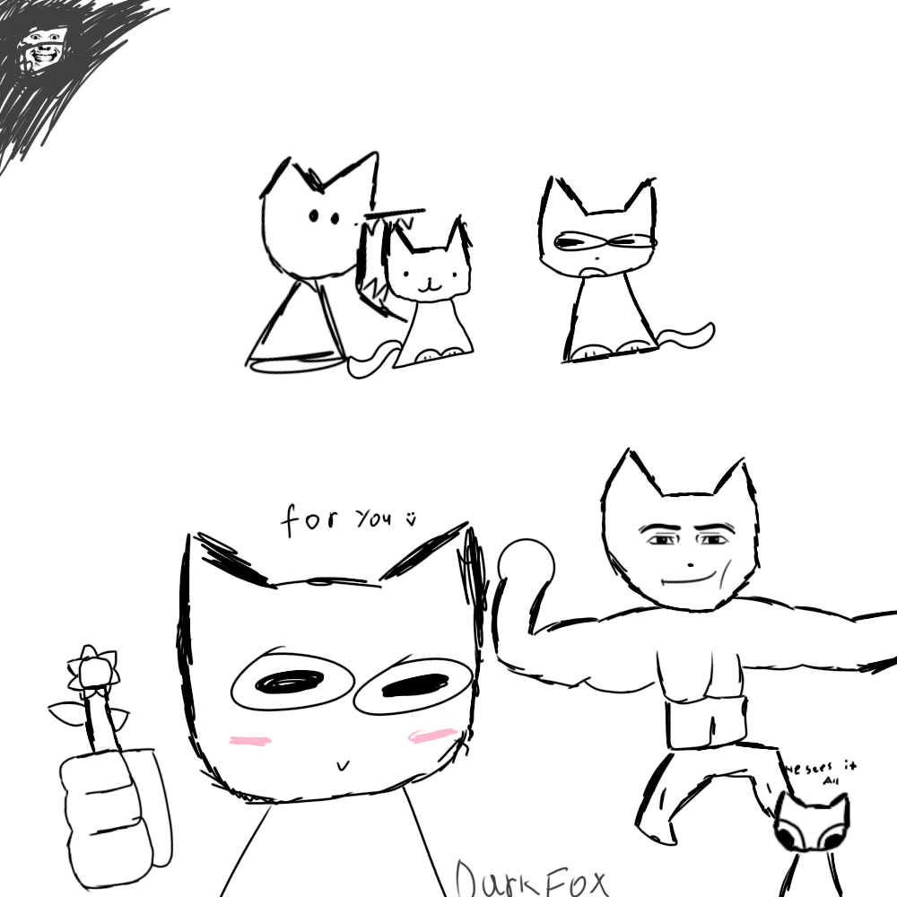 El gatos the funny silly cats - ibisPaint