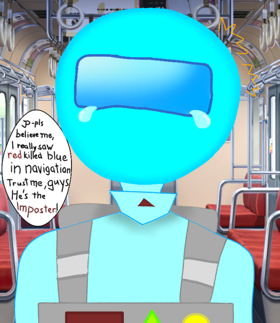 My first crying among us drawing qwq - ibisPaint