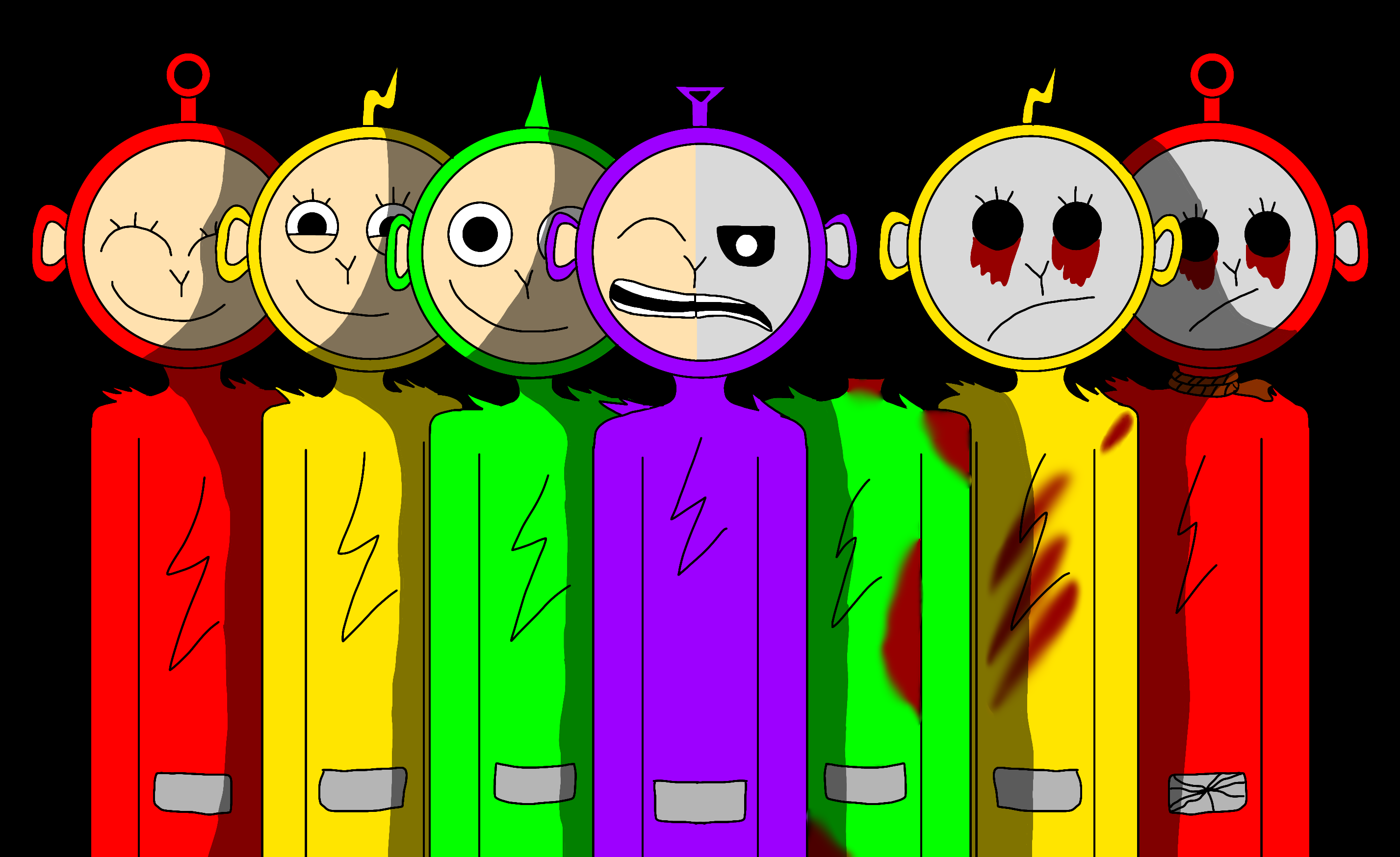 2 sides of slendytubbies [Remake] - ibisPaint