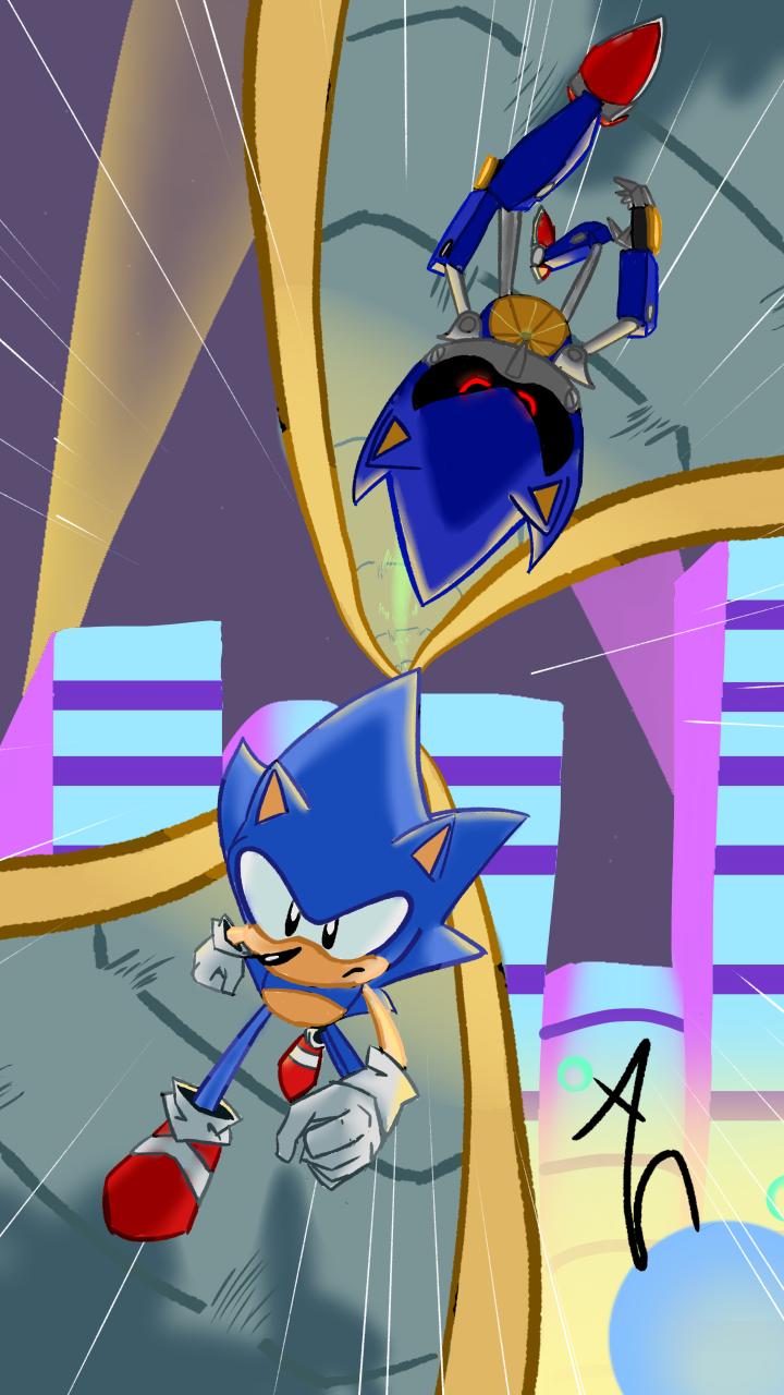 Stardust Speedway (+ speed lines) - ibisPaint