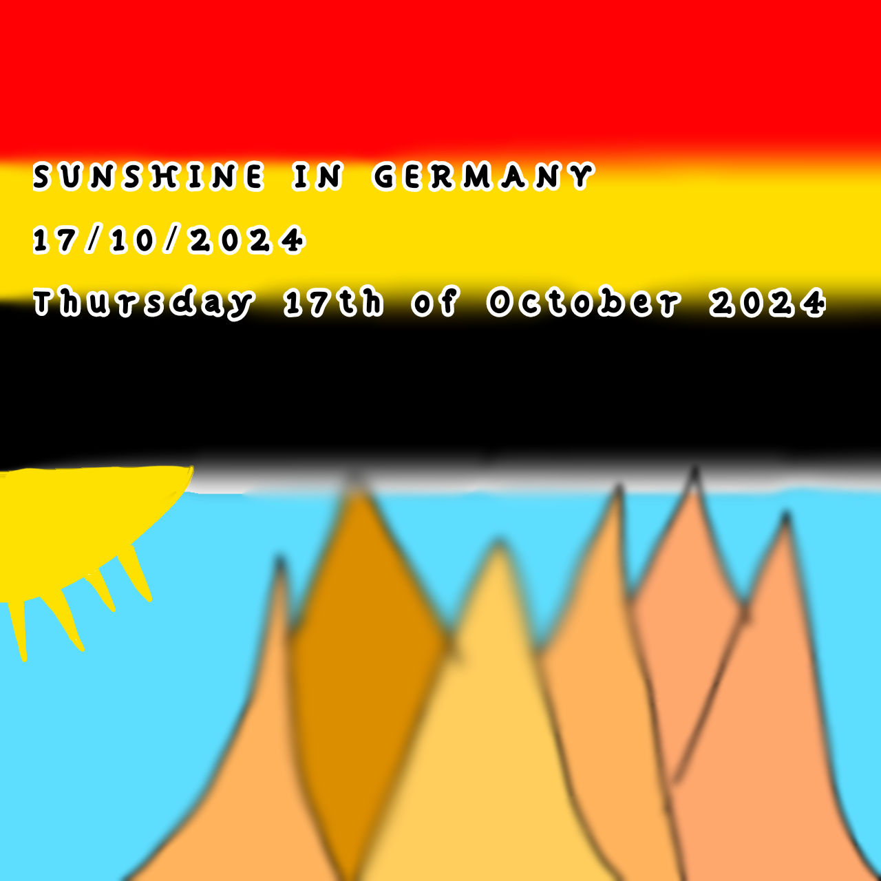 sunshine in Germany - ibisPaint