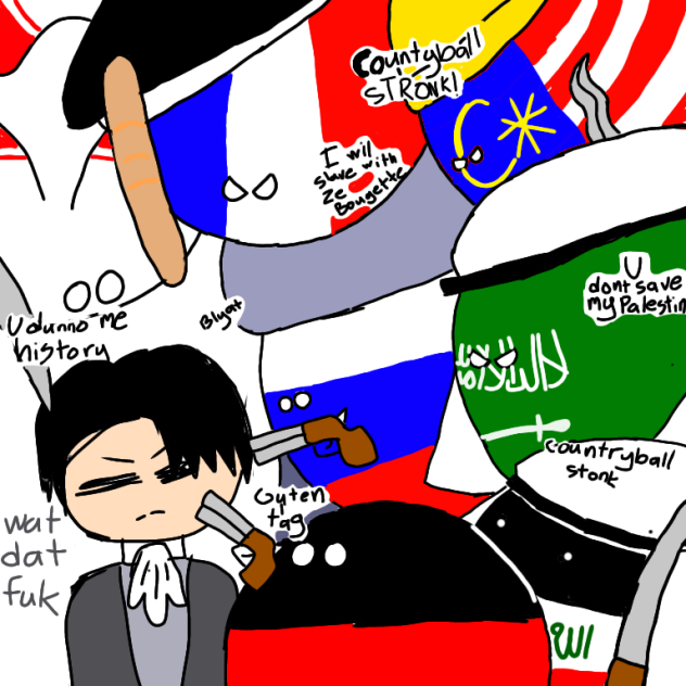 Anime Vs Countryballs - ibisPaint