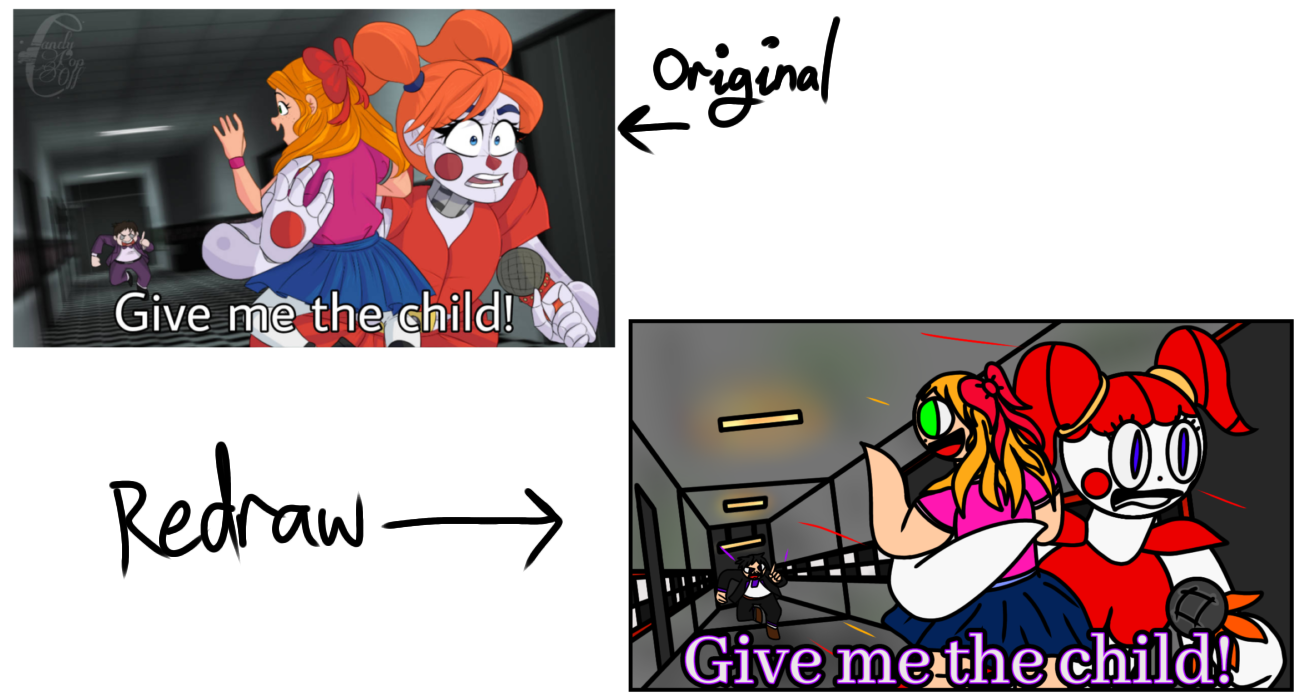 Give me the child redrawn - ibisPaint