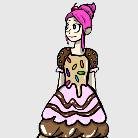 dessert girl 1 - ibisPaint