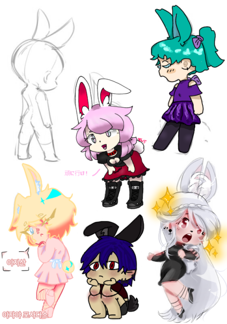 Bunny collab! - ibisPaint